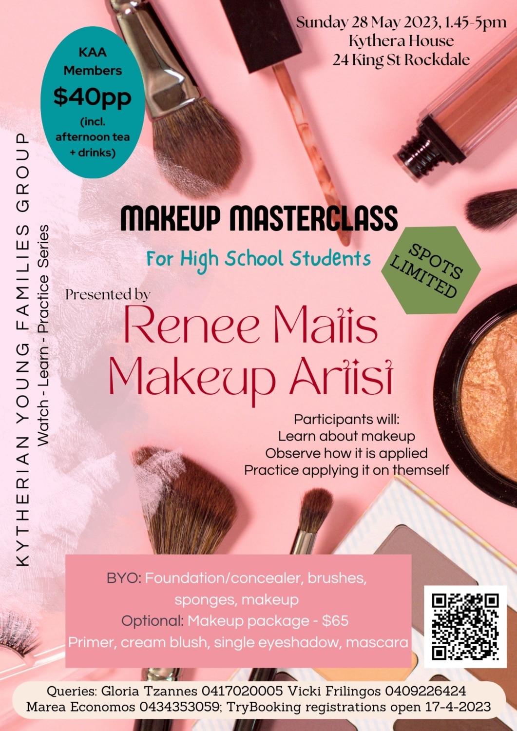 Makeup Masterclass - Kytherian Association of Australia